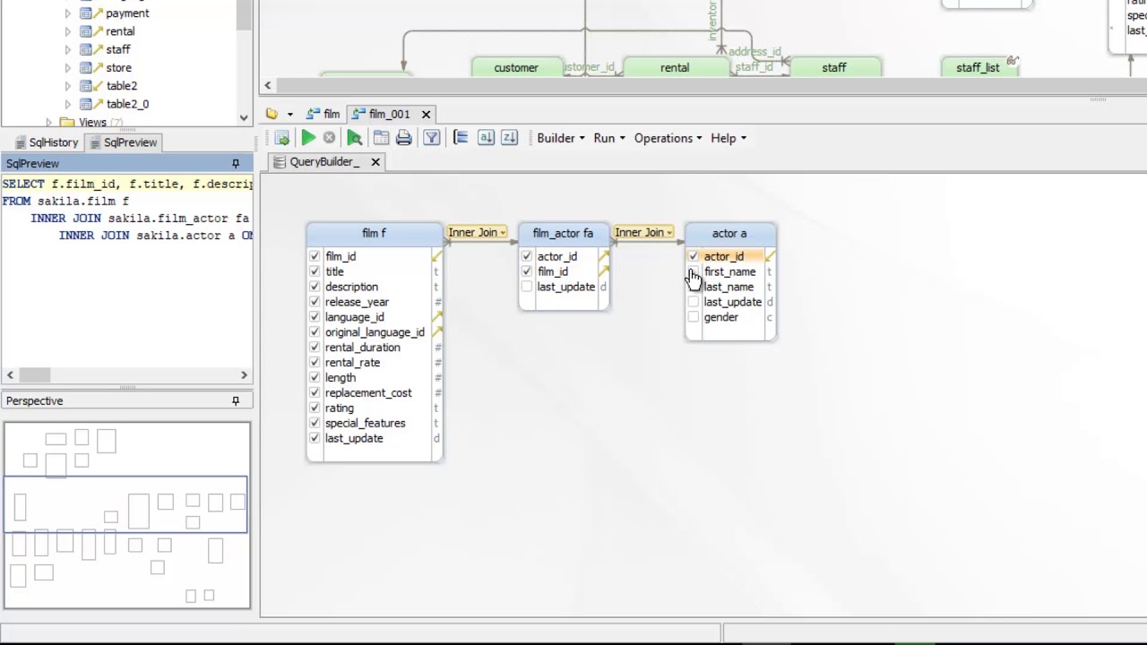 Database Visual Query Builder - YouTube