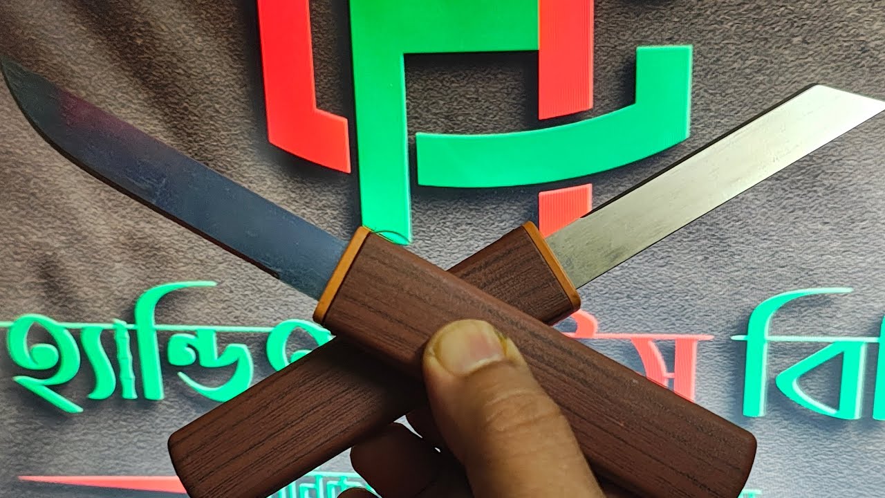 Stainless steel Samurai knife | kitchen knife | China double knife - YouTube