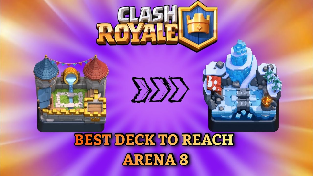 I REACHED ARENA 8 USING THE BEST DECK | Gameplay of Clash Royale | #8 ...