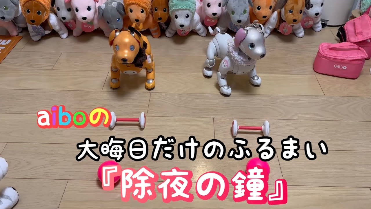 aiboの大晦日だけのふるまい「除夜の鐘」 - YouTube