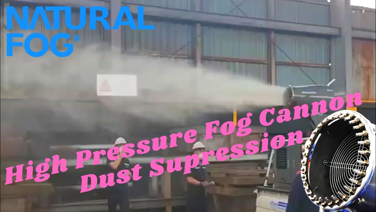 How to Control Dust with a Fog Cannon and Natural Fog High Pressure ...