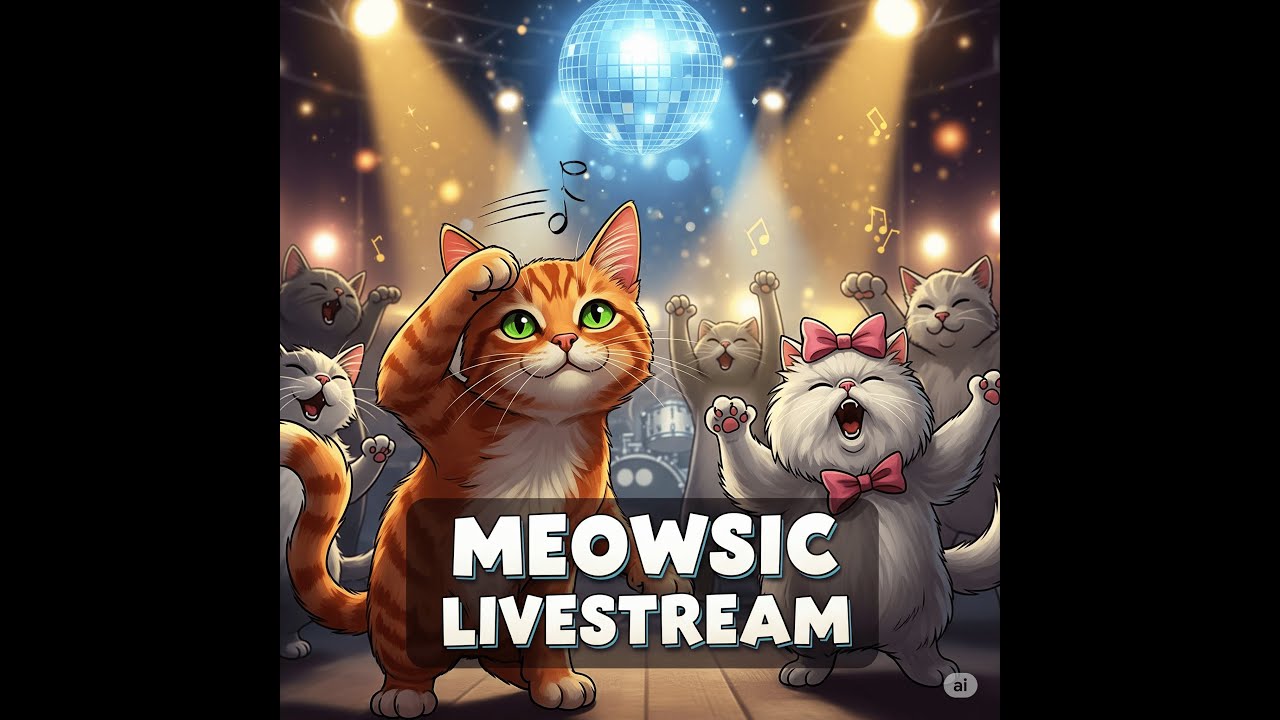 🔴 Cat Relaxing Music 🎶 24h Soft Piano & Real Purring for Calm & Sleep ...
