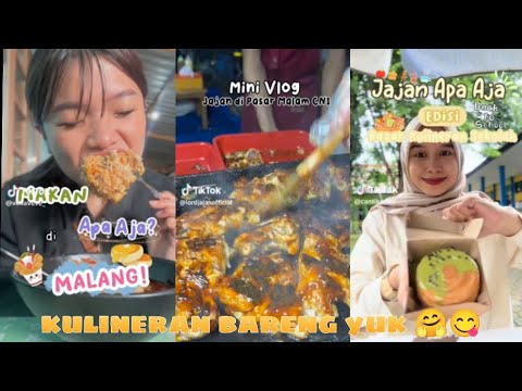 BIKIN NGILER!? KOMPILASI VIDEO TIKTOK KULINERAN BERBURU JAJANAN BARENG?! 😋🍭