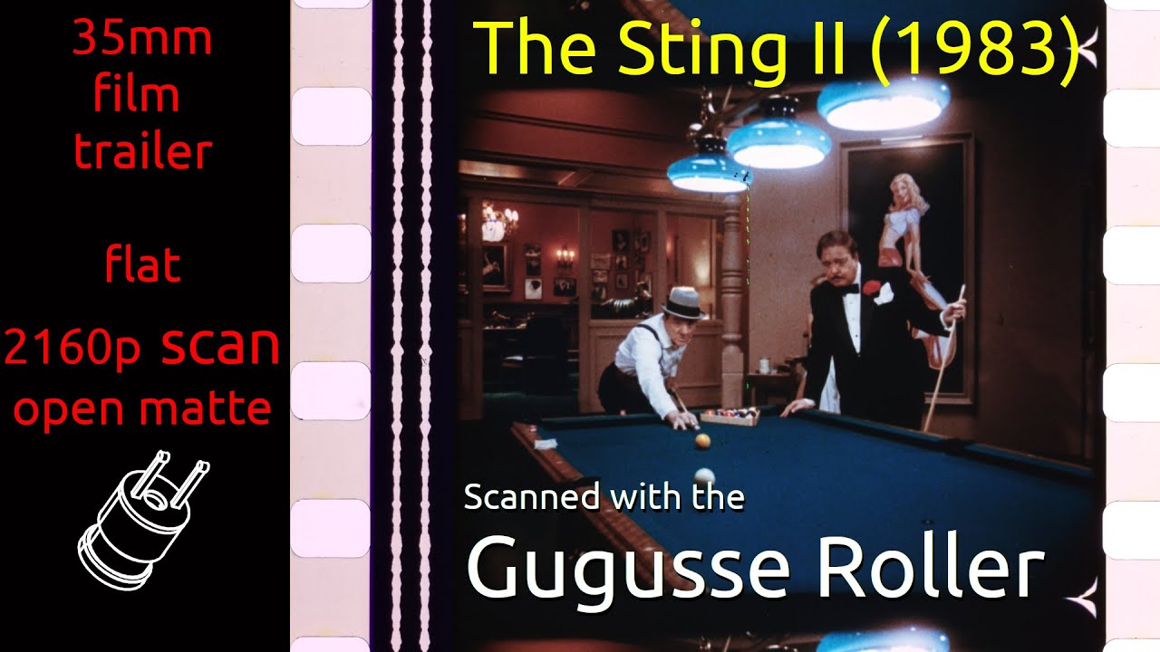 The Sting II (1983) 35mm film trailer, flat open matte, 2160p - YouTube