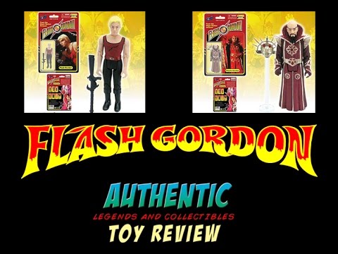 Flash Gordon Biff Bang Pow action figures Toy Review - YouTube