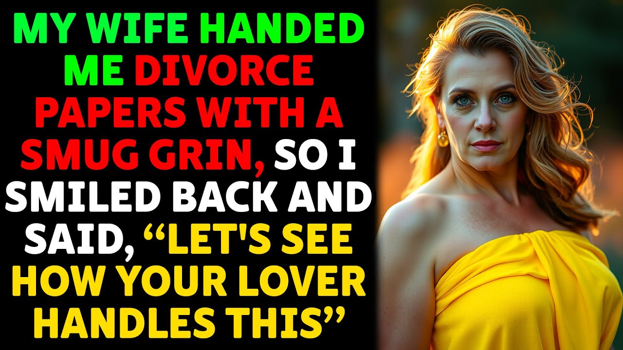 My Wife Handed Me Divorce Papers With A Smug Grin, So I Smiled Back And ...
