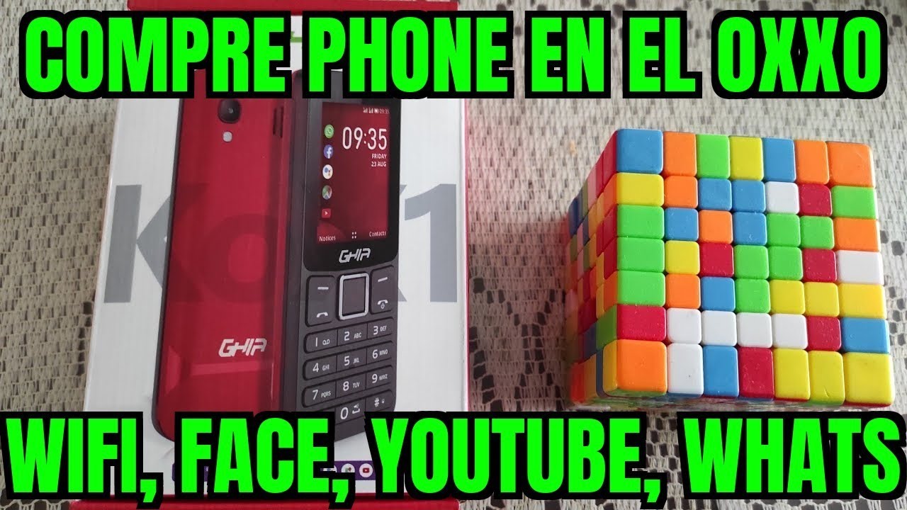 COMPRE EL NUEVO TELÉFONO DE OXXO, WI-FI WHATSAPP FACEBOOK Y YOUTUBE ...