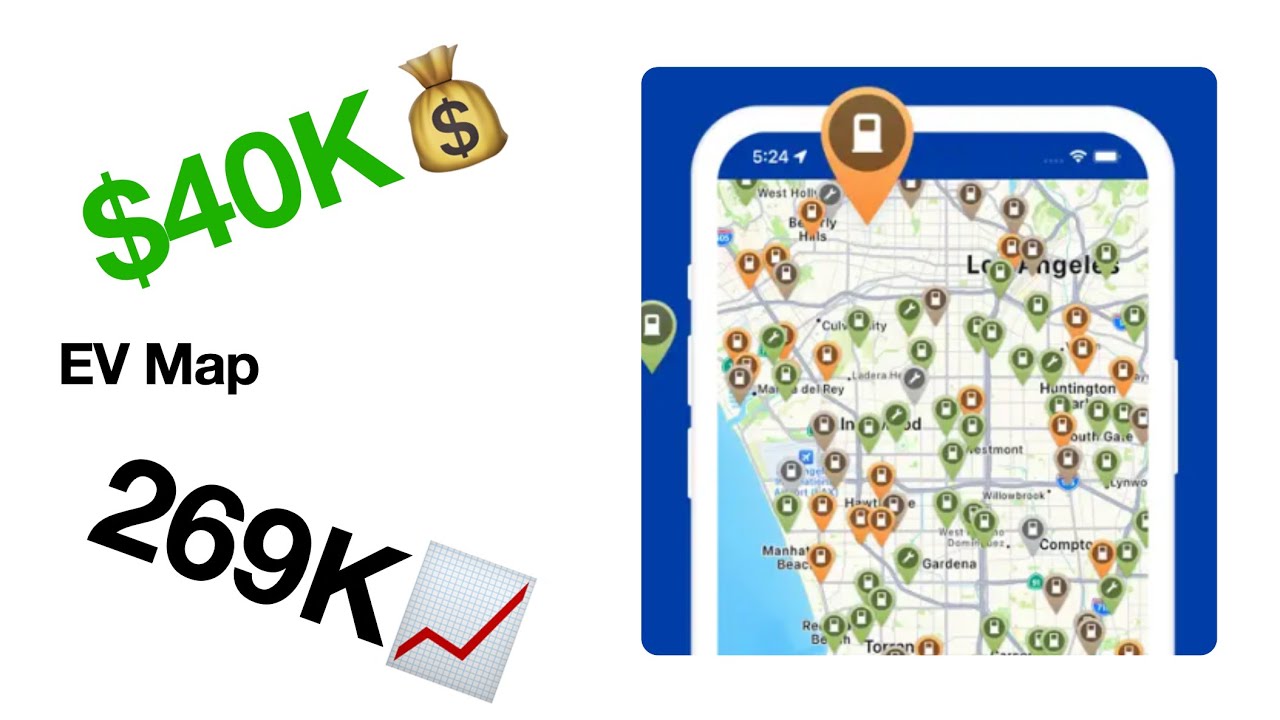 How This EV Map App Earned $40K and 269K Downloads - YouTube