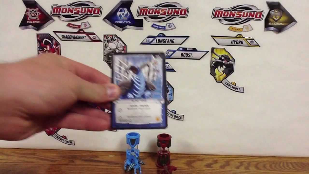 Wave 1 Monsuno Toy Opening - #2 Quickforce Core-Tech and #10 Spiderwolf ...
