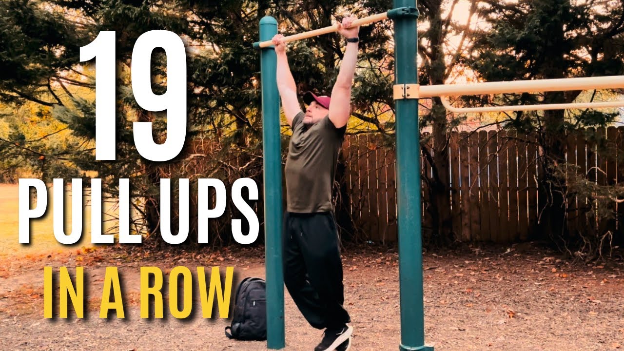 19 PULL UPS IN A ROW (ROAD TO 20) - YouTube