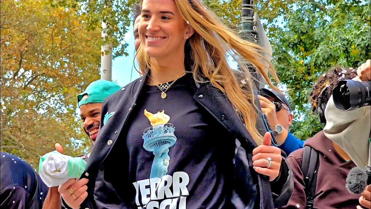NEW YORK LIBERTY Parade 2024 NYC 🗽 NY Liberty WNBA Championship ticker ...