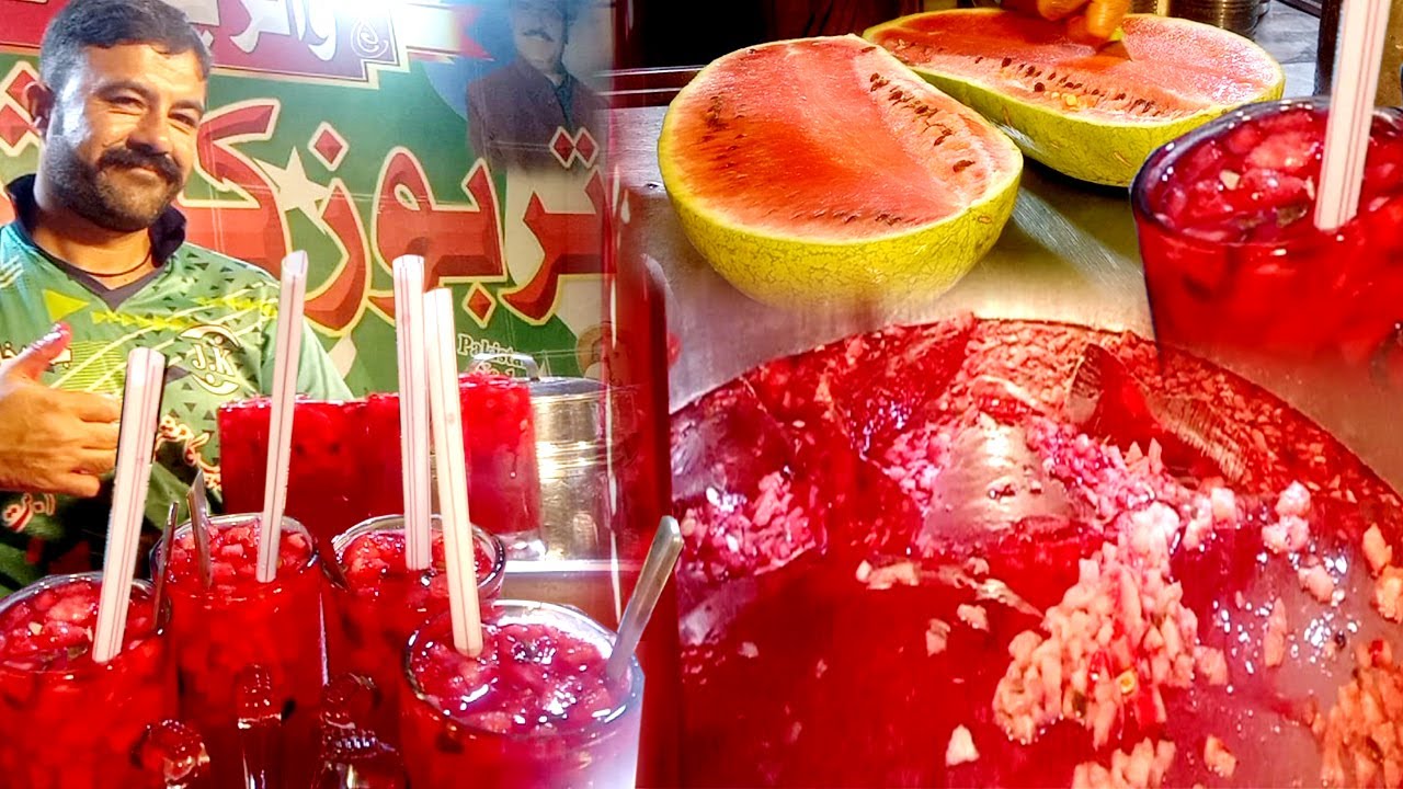 FAMOUS TARBOOZ KA SHARBAT l Best Watermelon Juice l Summer Refreshing ...