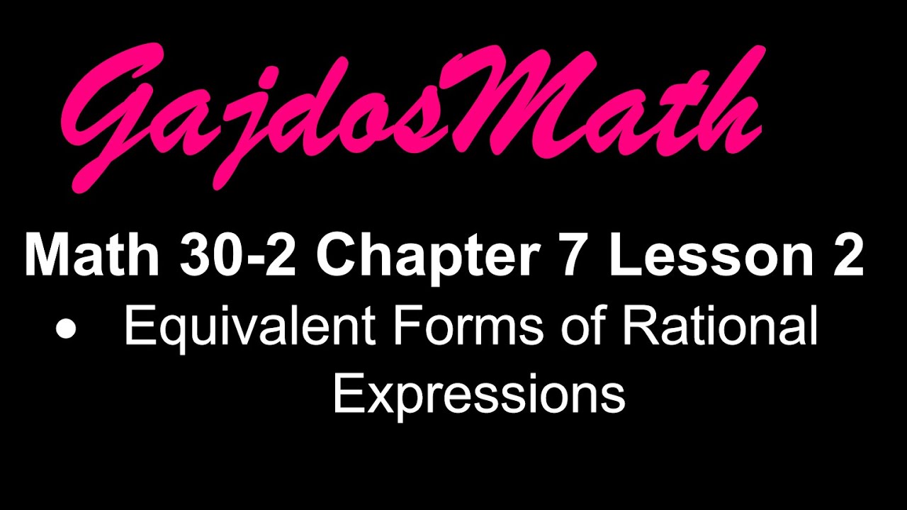 Math 30-2 Chapter 7 Lesson 2 - YouTube