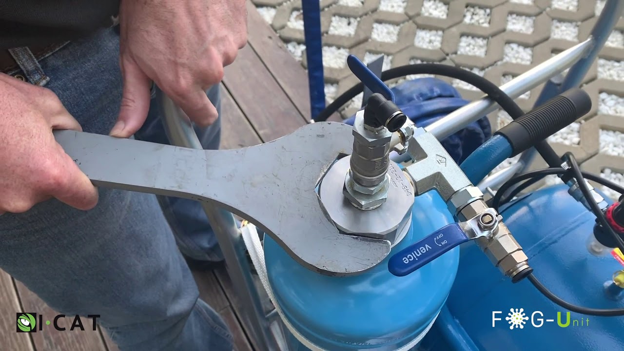 Refilling Cylinder of Trolley - YouTube