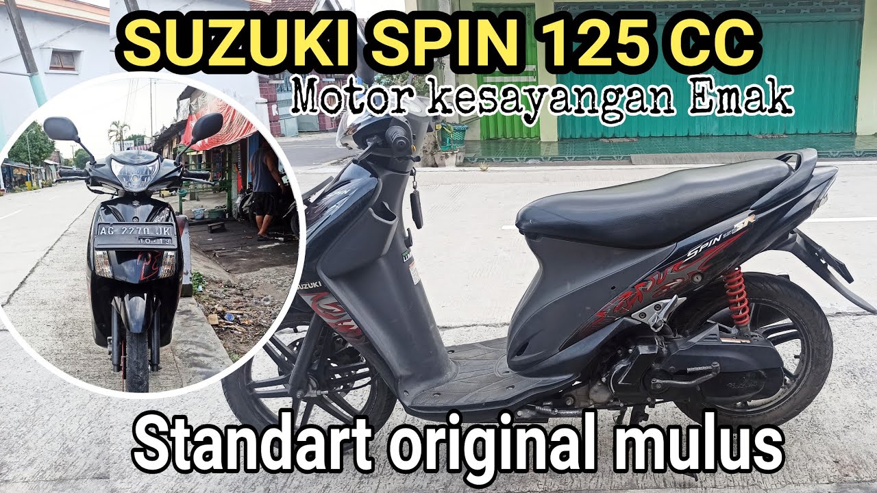 Suzuki Spin 125 cc standart original - YouTube
