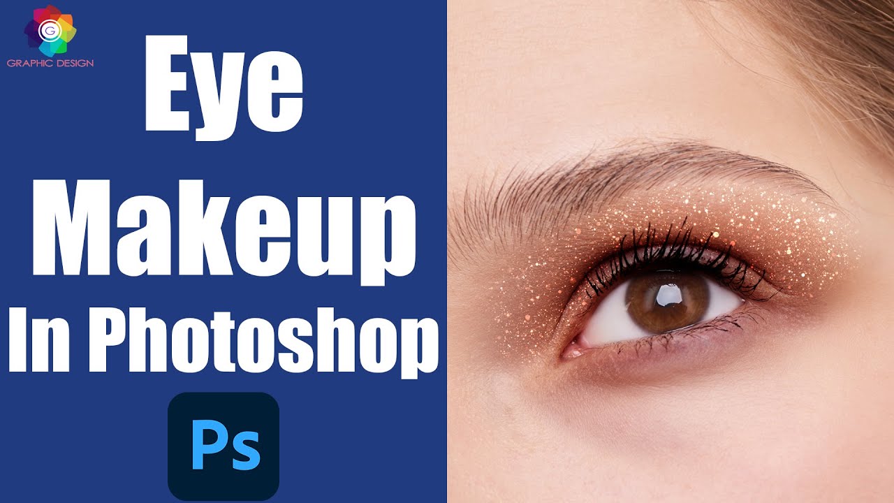 How To Make Eye Glitter Effect In Photoshop | Eye Makeup Tutorial - YouTube