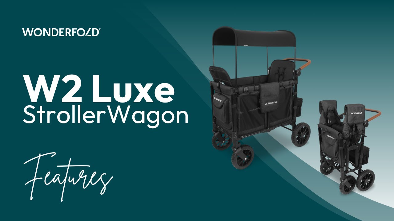 WonderFold Wagon | W2 Luxe Stroller Wagon Unboxing, Assembly, and ...