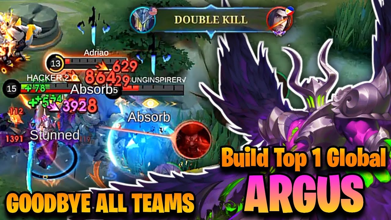ARGUS BUFF BEST BUILD AND EMBLEM 2024 (unlimited damage build) TOP ...