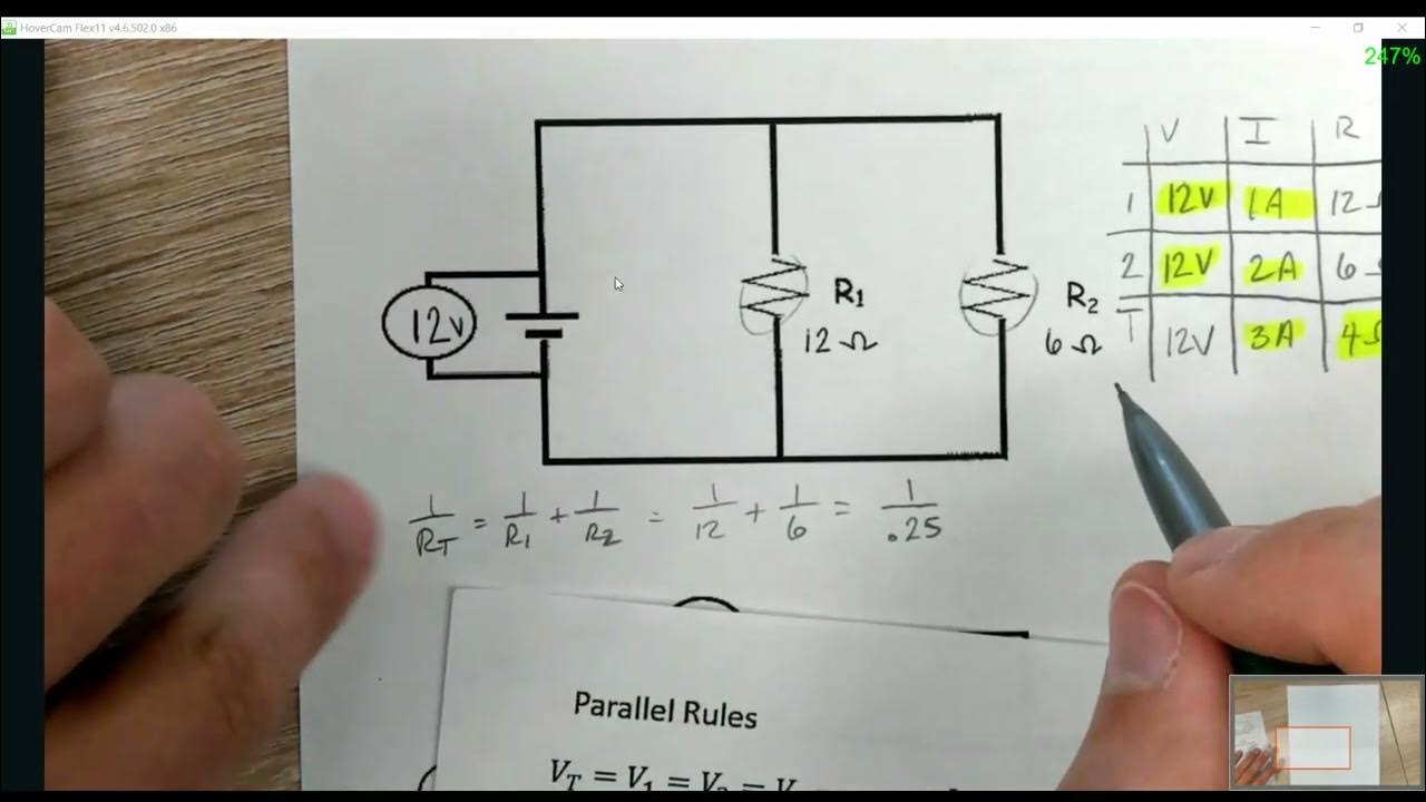 Solving parallel circuits - YouTube