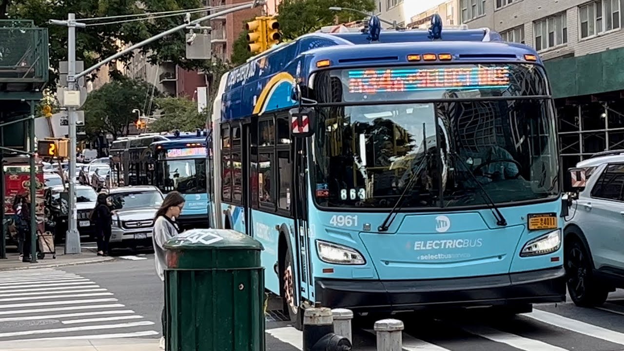 NYCT Bus: 2019 New Flyer XE60s #4958 and #4961 on the M34A Select Bus ...