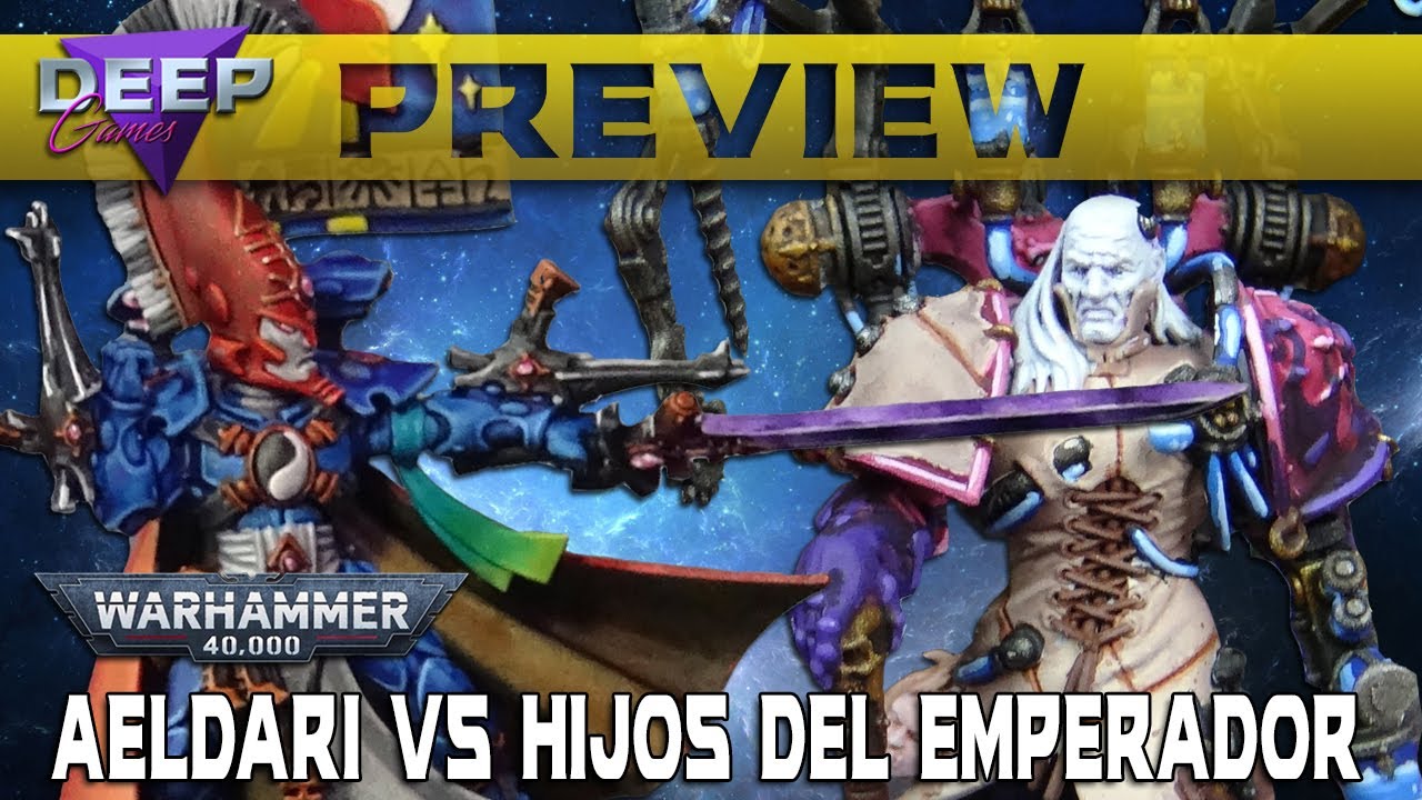 ¡Nuevo Codex! ELDAR DE MUNDO ASTRONAVE vs HIJOS DEL EMPERADOR | Informe de Batalla Warhammer 40. ...