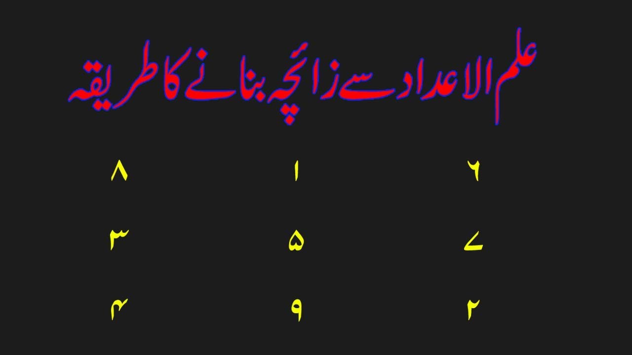 Ilm ul Adad Se Zaicha Bnane ka Tarika|Apna Zaicha khod Bnayern|Mont ka ...