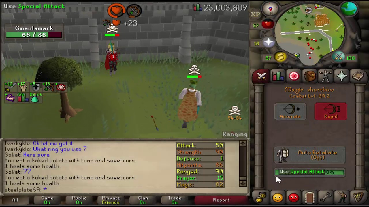 High risk Pure Pking - Video #3 - Qtx Osrs (100m+ LOOT) - YouTube