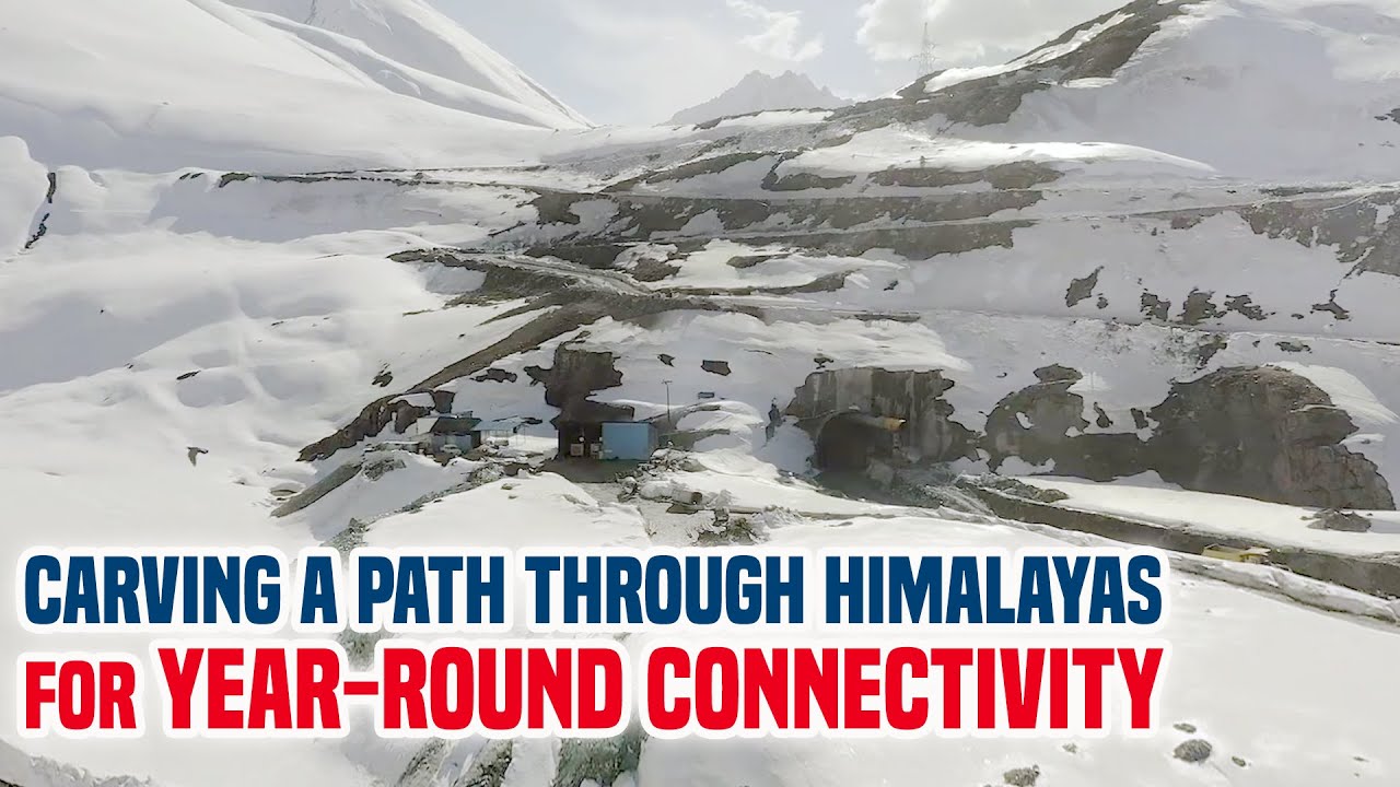 Carving a path through Himalayas for year-round connectivity - YouTube