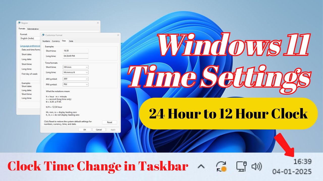 How To Change 24 Hour To 12 Hour Clock In Windows 11 Method 2 YouTube