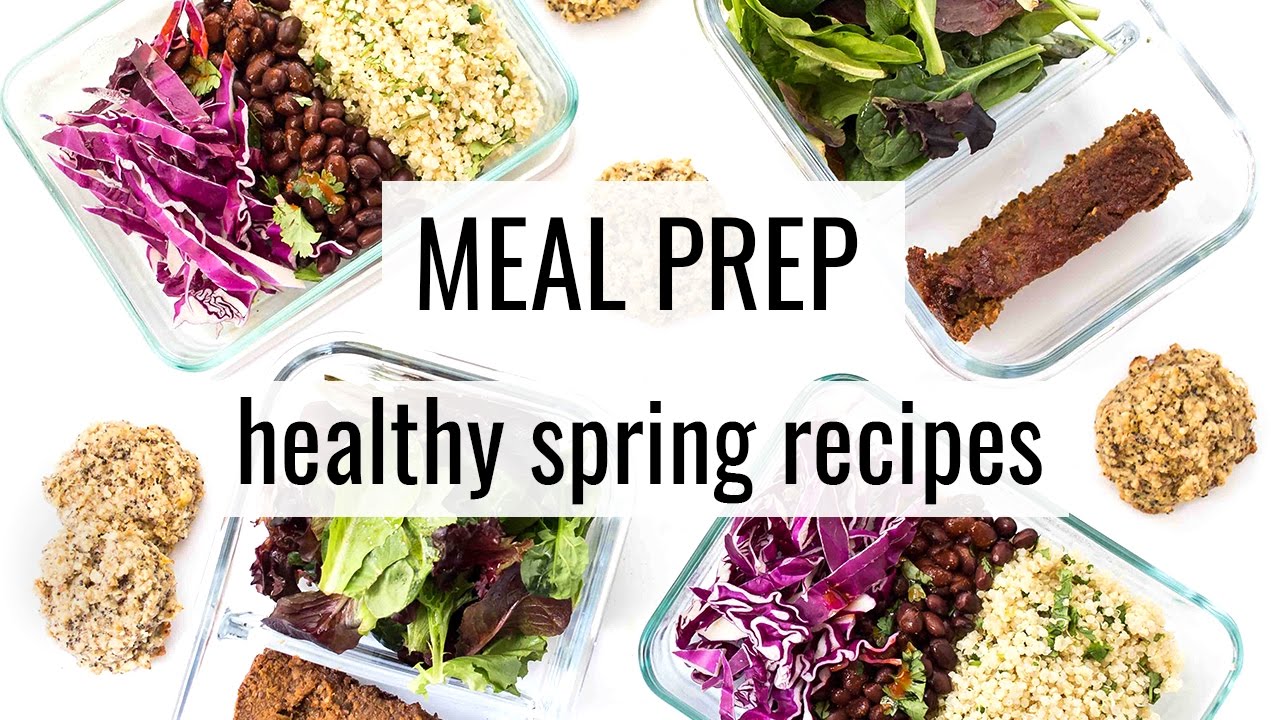 4. VEGAN MEAL PREP | easy spring recipes - YouTube