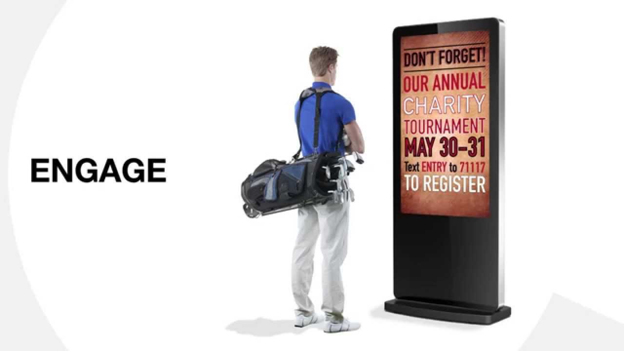 Mezzo Interactive Digital Signage for your Golf Course - YouTube
