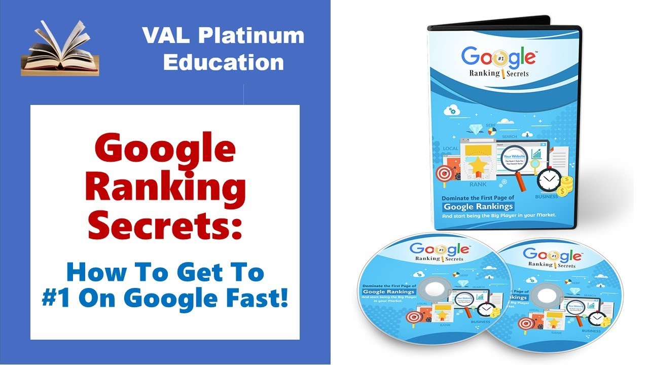 Google Ranking Secrets - How to get to number 1 on google without ...
