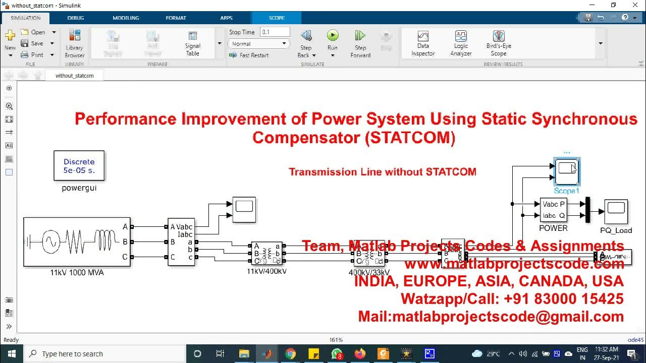 Performance Improvement of Power System Using Static Synchronous Compensator (STATCOM) - YouTube