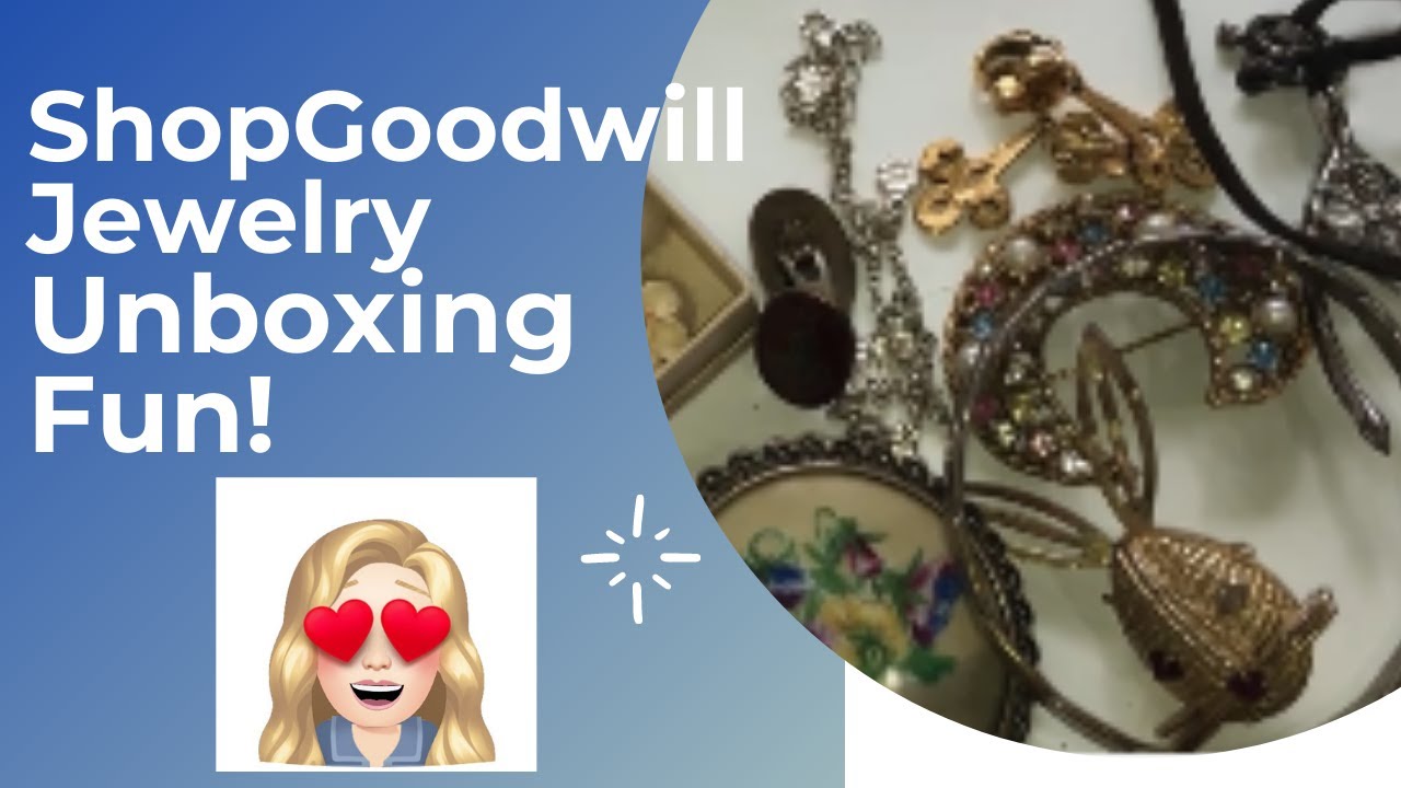 Jewelry Unboxing from ShopGoodwill | 14K, Sterling Silver, Brand Name ...