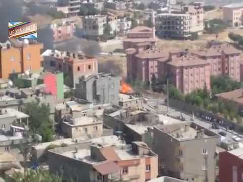 Şırnak Vakıfkent Mahhallesinde Yangın Çıktı