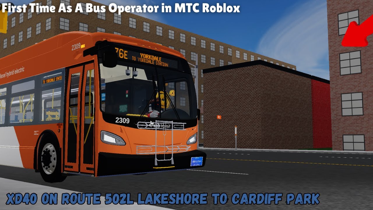 Roblox MTC! XD40 502L To Cardiff Park - YouTube
