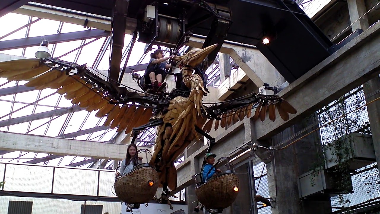 La Galerie des Machines de l'Île, l'oiseau robot (Nantes, France), 20 ...