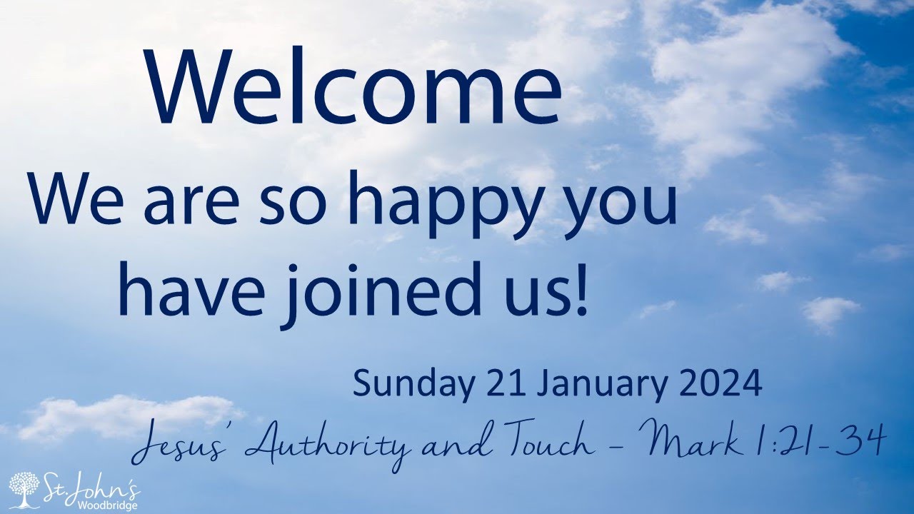 Sunday 21 January 2024 Morning Praise-Jesus authority and touch - YouTube