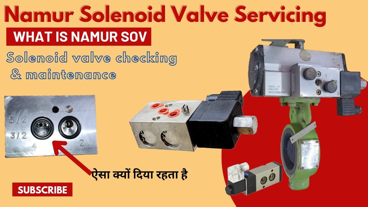 Namur Solenoid working & Servicing | disc type solenoid #solenoidvalve ...