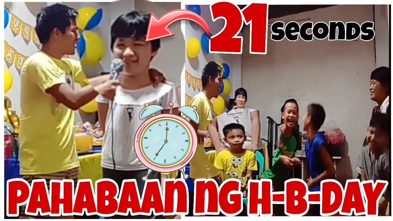 PART 2 PAHABAAN NG HAPPY BIRTHDAY GAME CHALLENGE, - YouTube
