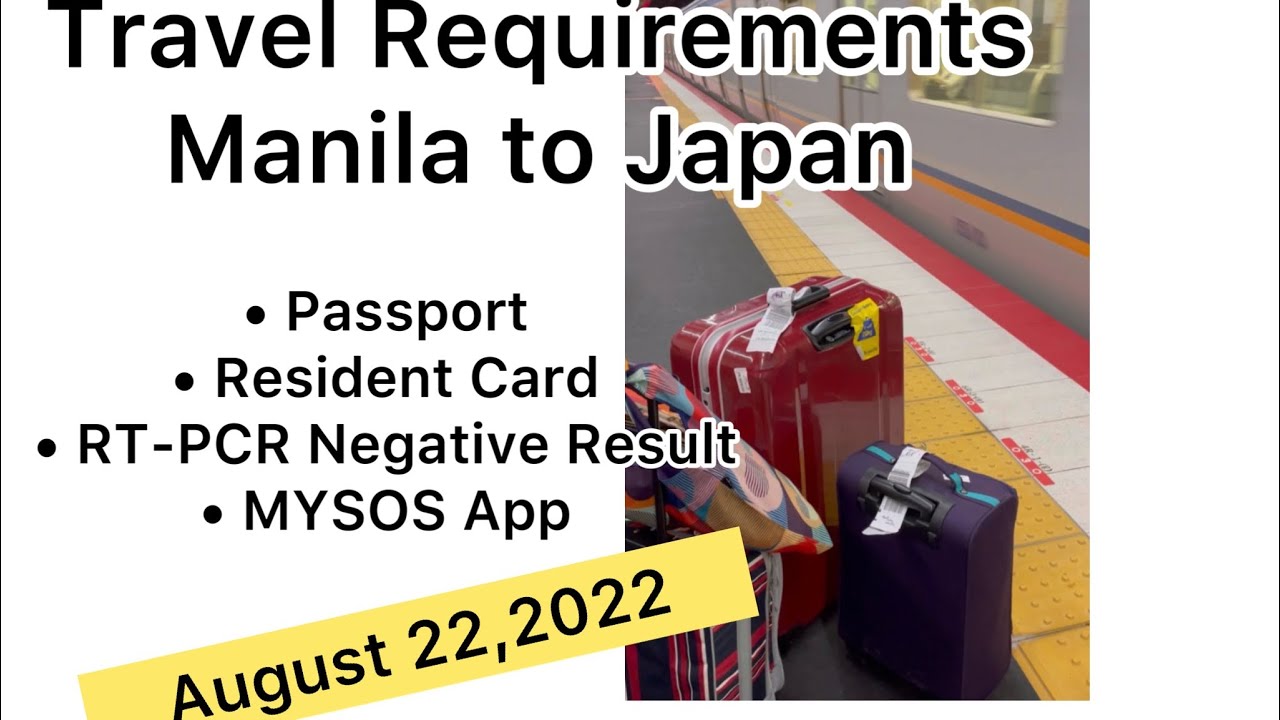 Manila to Japan Travel (August 22,2022) #travelupdate #manila #japan ...