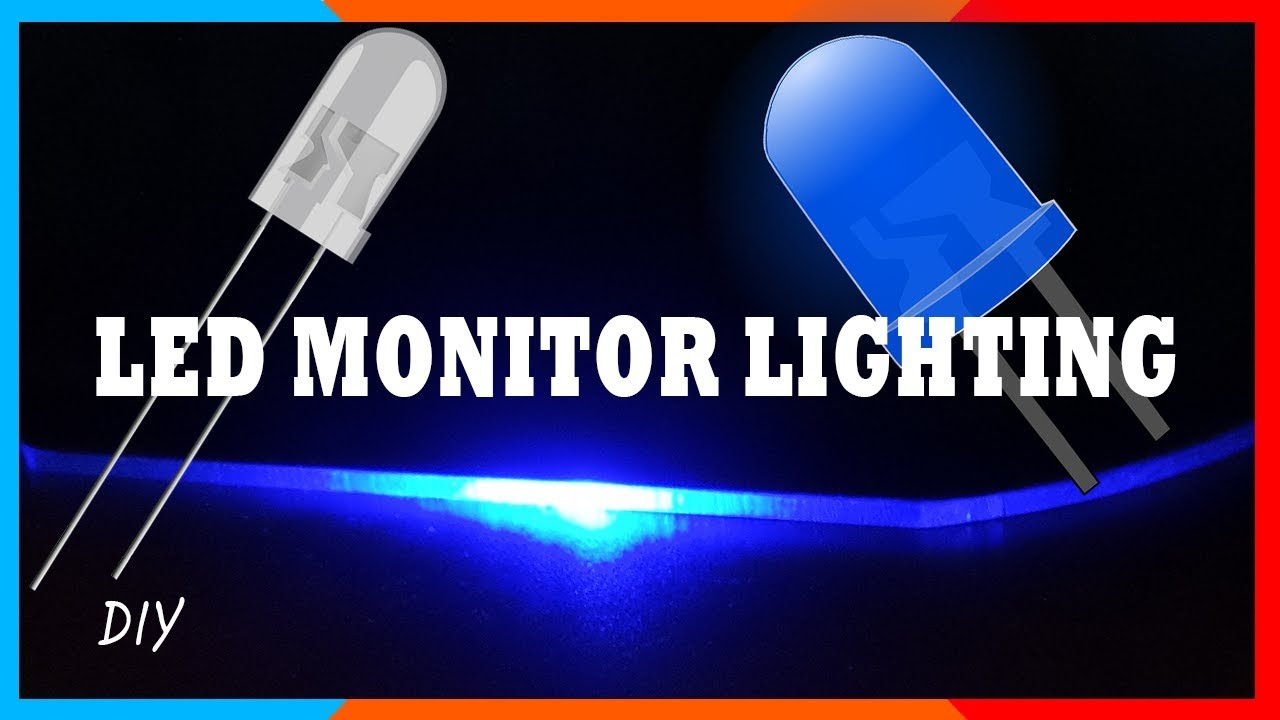 LED MONITOR LIGHTING DIY / Monitör ışıklandırma yapımı - YouTube