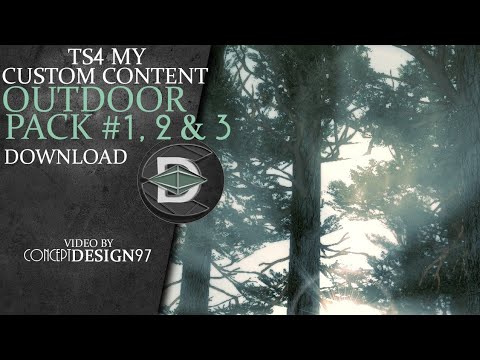 The sims 4 - Outdoor Pack Real Trees & Plants || Custom Content ...