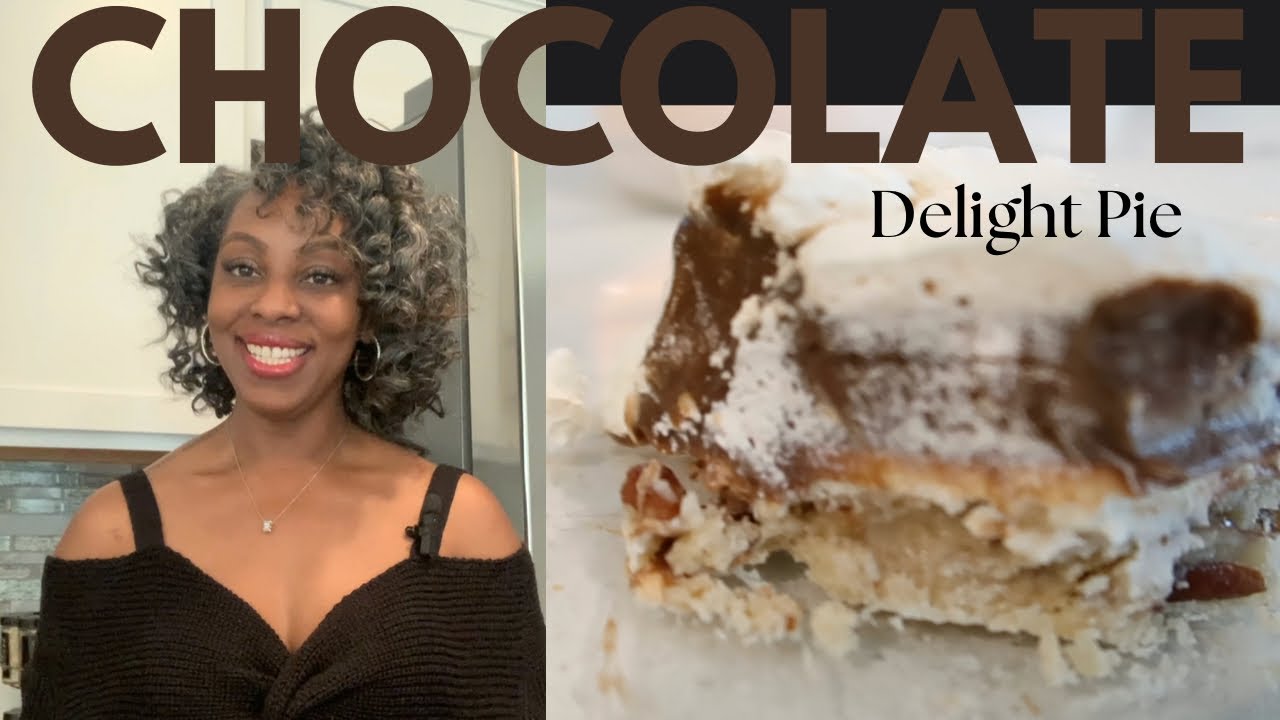 Chocolate Delight Pie Recipe | Homemade Pecan Butter Crust, Creamy ...