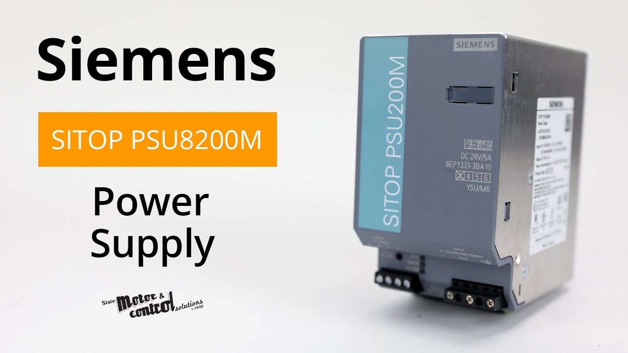 Siemens SITOP PSU8200M, Power Supply - YouTube