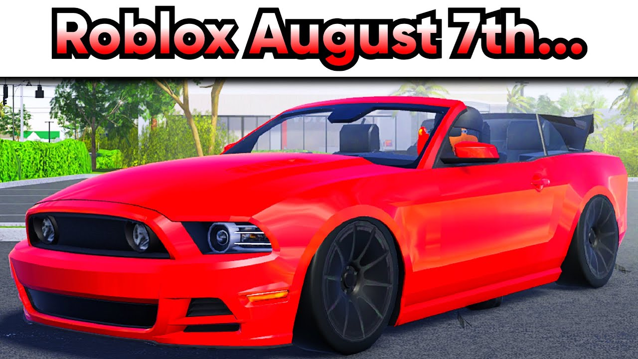 ROBLOX AUGUST 7TH... - YouTube
