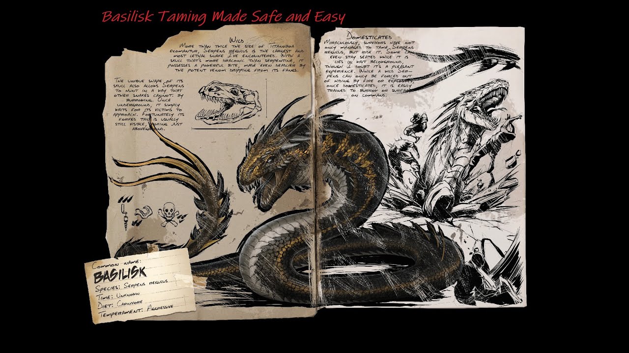 [ARK: Survival Ascended] EASY Basilisk Taming Trap (with the new ...