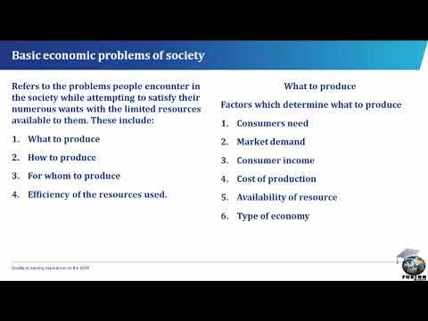 Basic Economic - Problems of Society (SS 1, JAMB Tutorial, WAEC, NECO ...