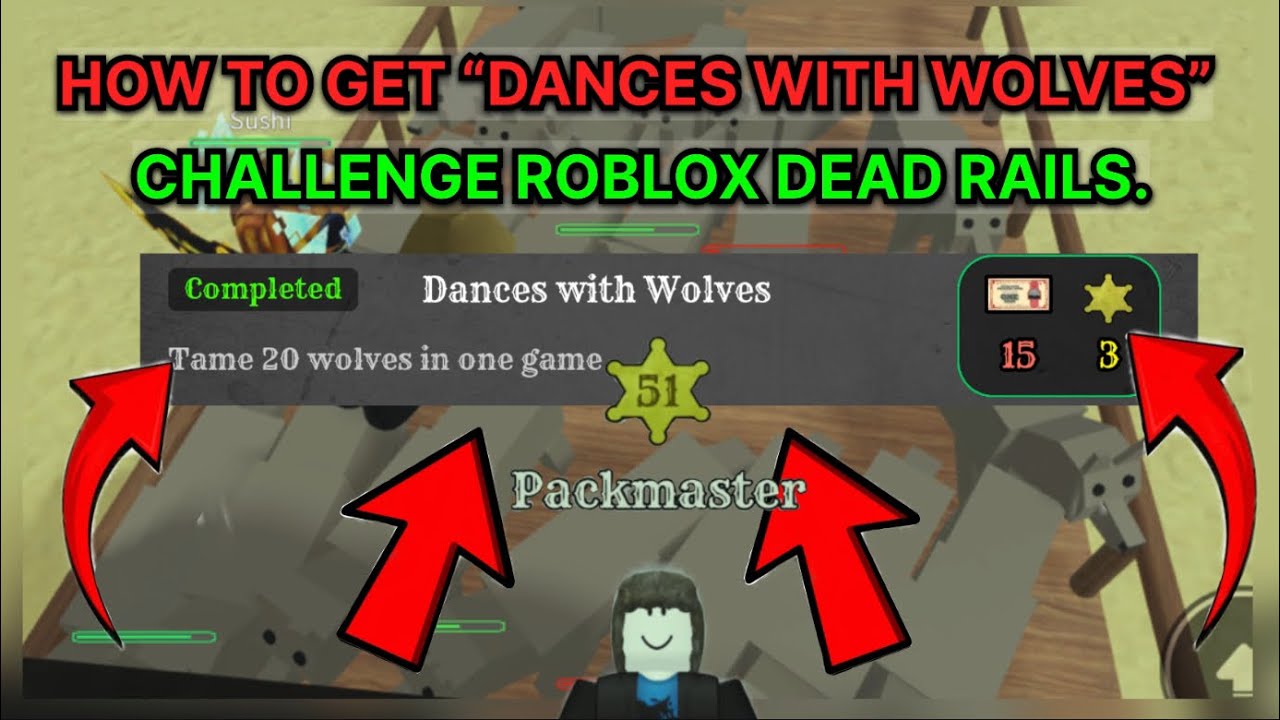 HOW TO GET DANCING WITH WOLVES CHALLENGE IN DEAD RAILS!!! (ez) - YouTube