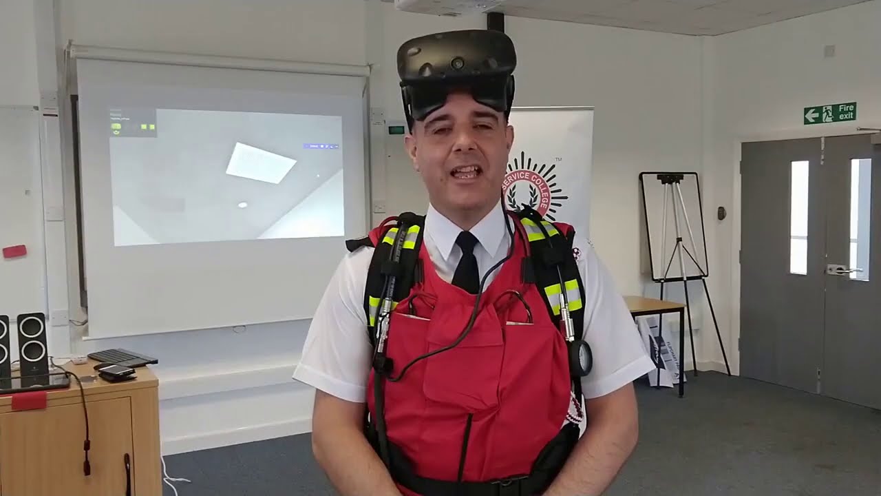 Fire Service College demonstrates FLAIM Trainer | Firefighter Training ...